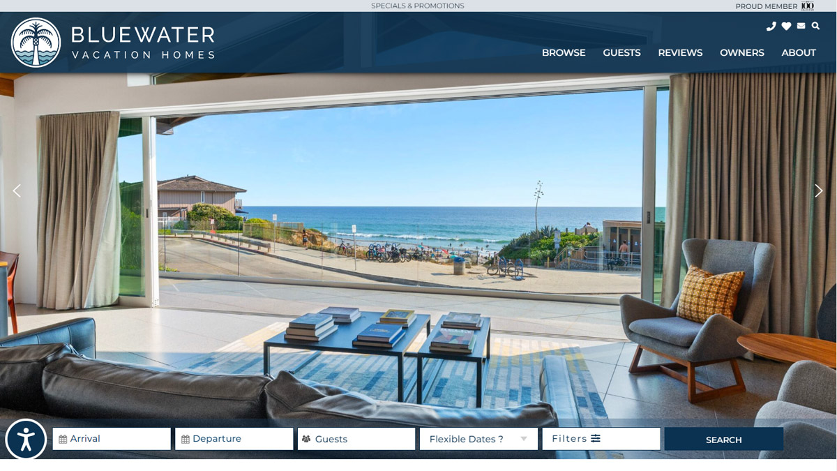 San Diego Vacation Rentals - Bluewater Luxury Coastal Homes